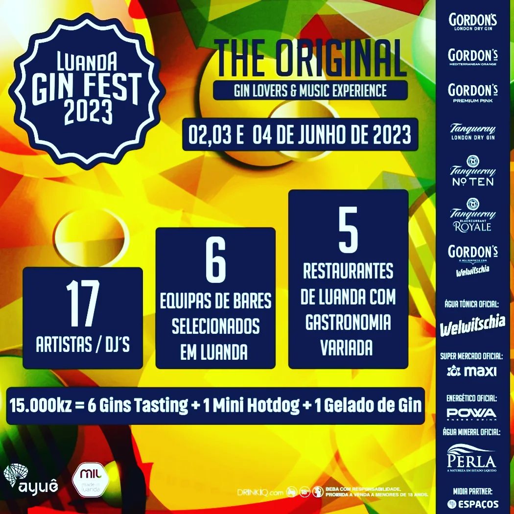 O Luanda Gin Fest 2023 – LNL – Where to Dine, Drink & Stay in Angola
